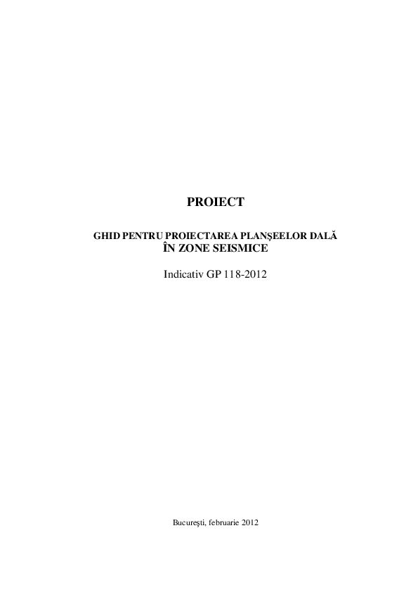 (PDF) PROIECT GHID PENTRU PROIECTAREA PLANŞEELOR DALĂ