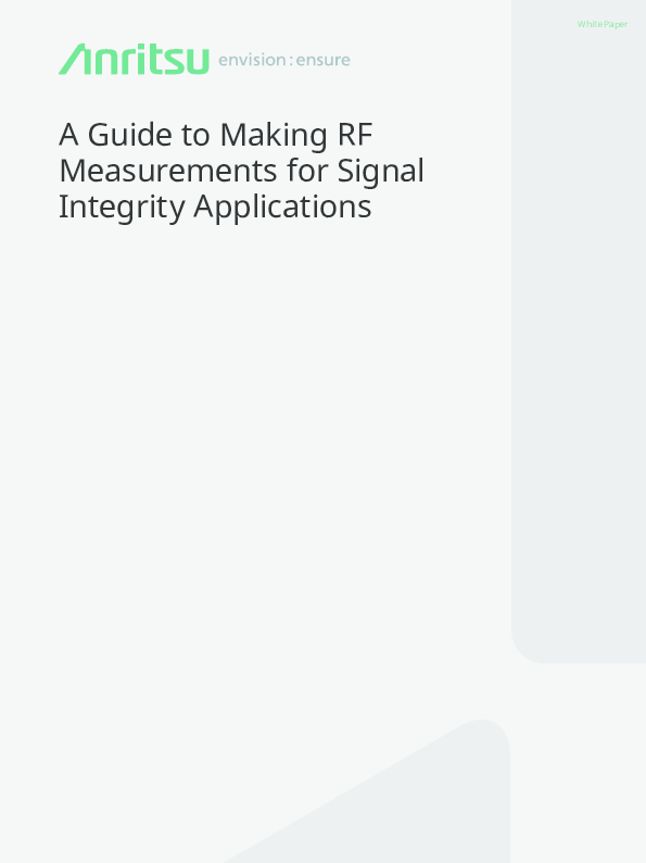 (PDF) A Guide to Making RF Measurements for Signal Integrity Applications 2