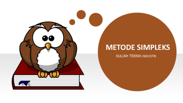 (PDF) METODE SIMPLEKS