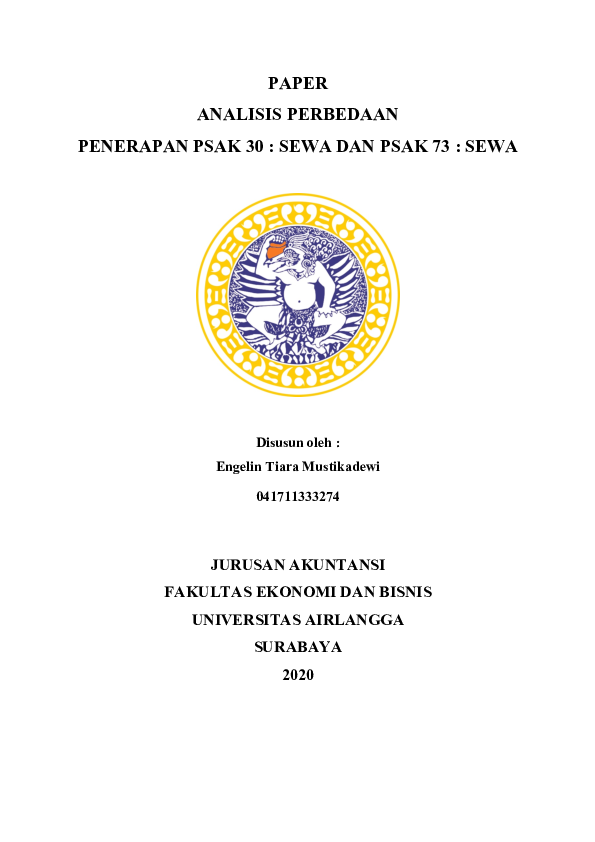 (PDF) Perbandingan PSAK Pasal 30 & 73