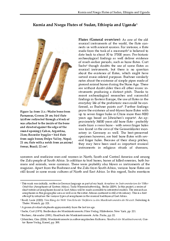 (PDF) Timkehet Teffera (2020). Kumia and Nsegu Flutes of Sudan ...