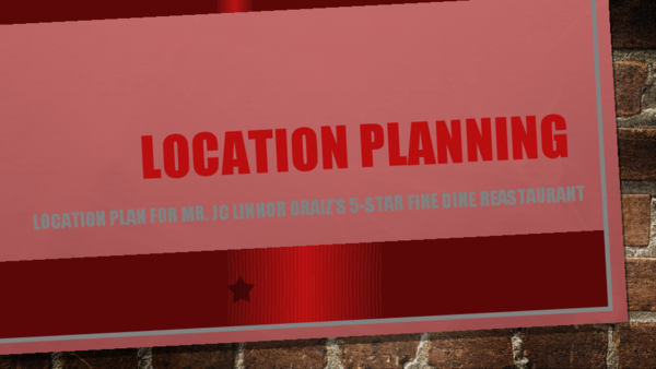 (PPT) Operations Management: Location Planning Analysis