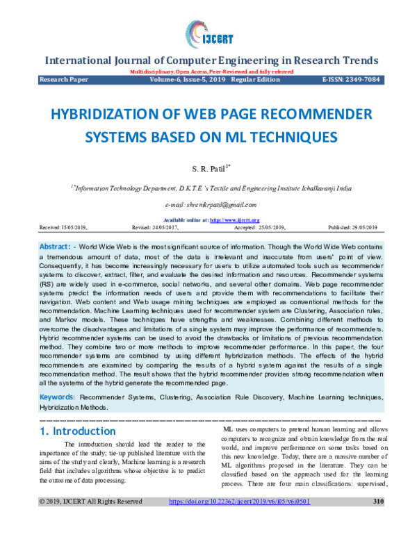 (PDF) Data Mining for Web Personalization | Bamshad Mobasher - Academia.edu
