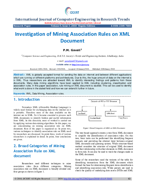 (PDF) International Journal of Computer Engineering in Research Trends Multidisciplinary, Open ...