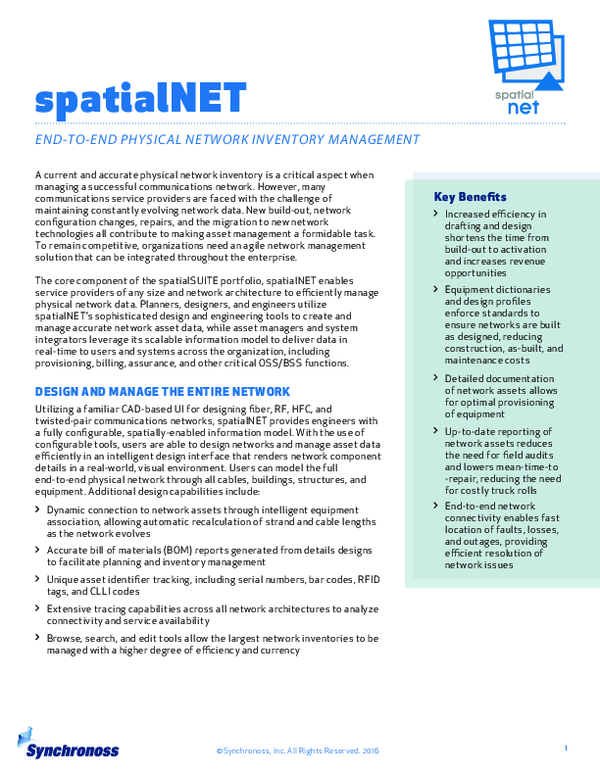 (PDF) Spatial NET