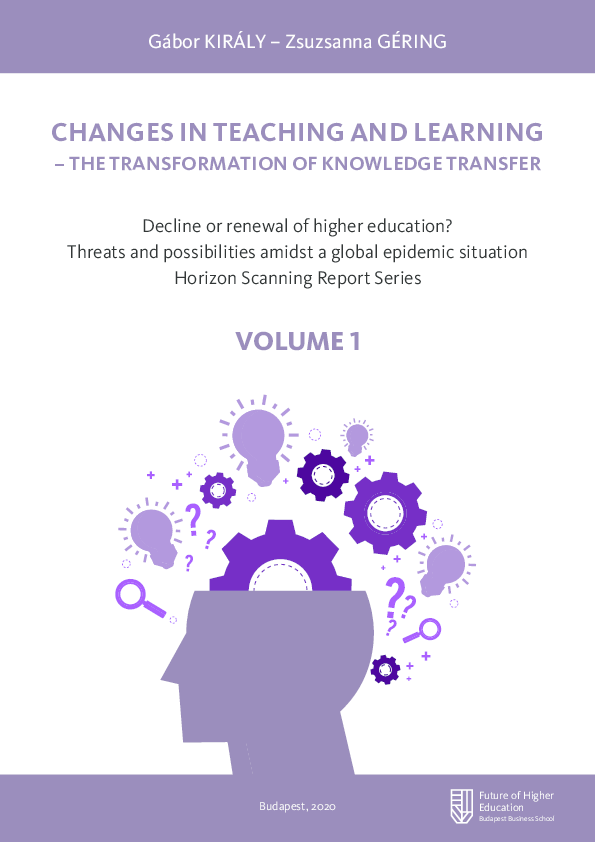 (PDF) CHANGES IN TEACHING AND LEARNING -THE TRANSFORMATION OF KNOWLEDGE ...
