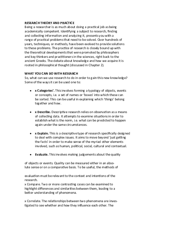 (DOC) RESEARCH THEORY AND PRACTICE-METHODOLOGY