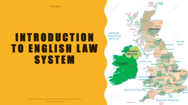 (PDF) INTRODUCTION TO ENGLISH LAW SYSTEM