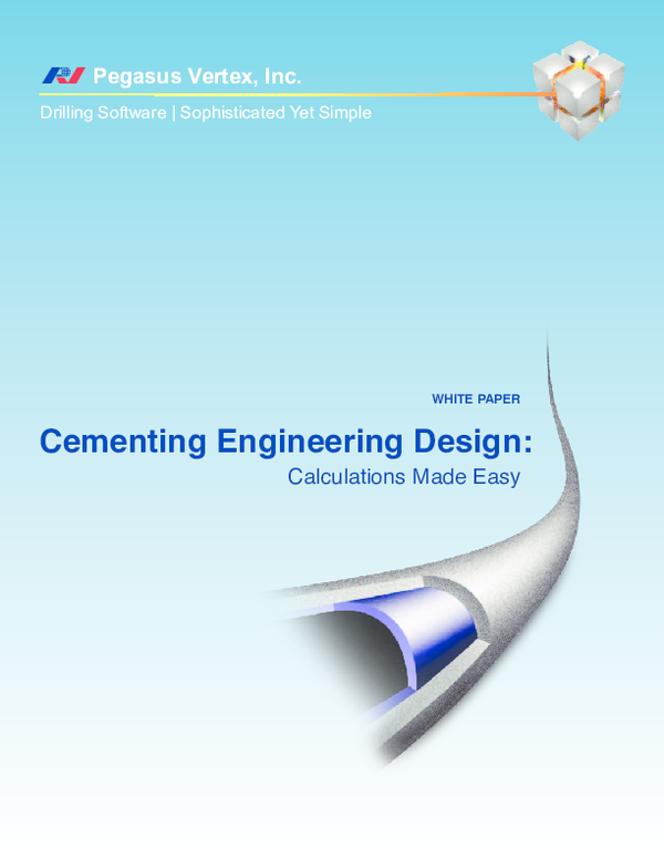 (PDF) Cementing Engineering Design: Calculations Made Easy