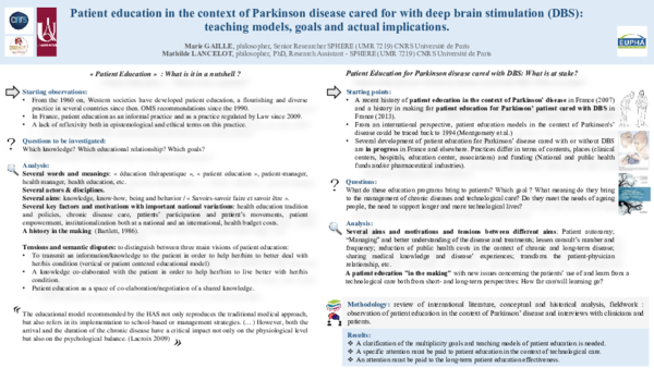 (PDF) Poster / on abstract - EUPHA Conference 2019, Marseille