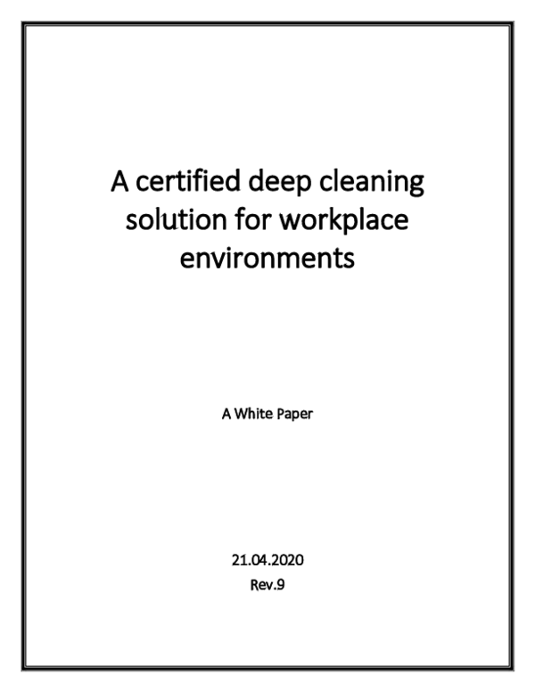 (PDF) A certified deep cleaning solution for workplace environments ...