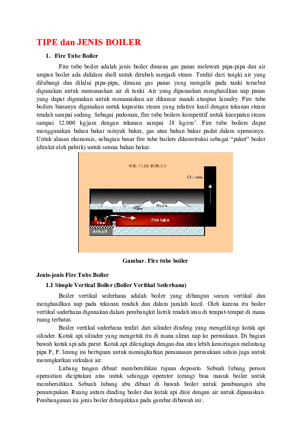 (DOC) Jenis Jenis Boiler