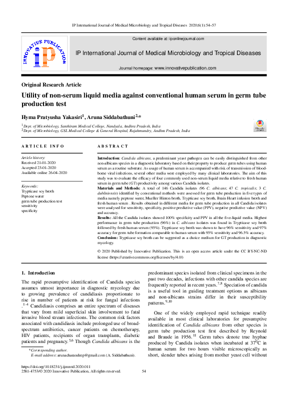 (PDF) Utility of non-serum liquid media against conventional human ...