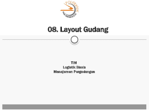 (PPT) Layout Gudang