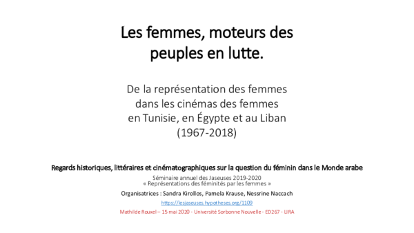 (PDF) Mathilde Rouxel - Femmes moteurs des peuples en lutte ...