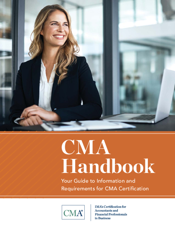 (PDF) CMA Handbook