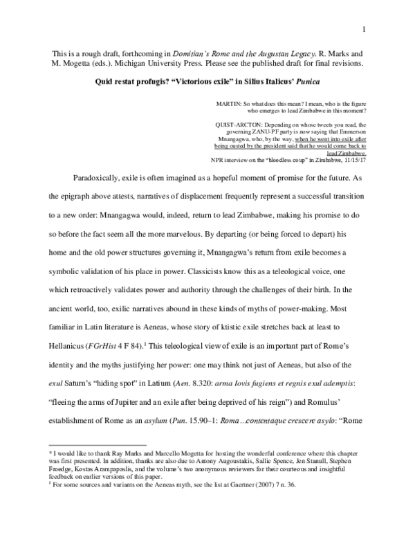 intertextuality in flavian epic poetry