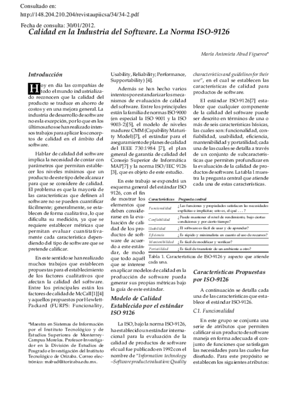 (PDF) Iso 9126