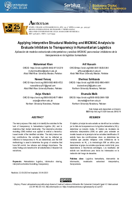 (PDF) Applying Interpretive Structural Modeling and MICMAC Analysis to ...