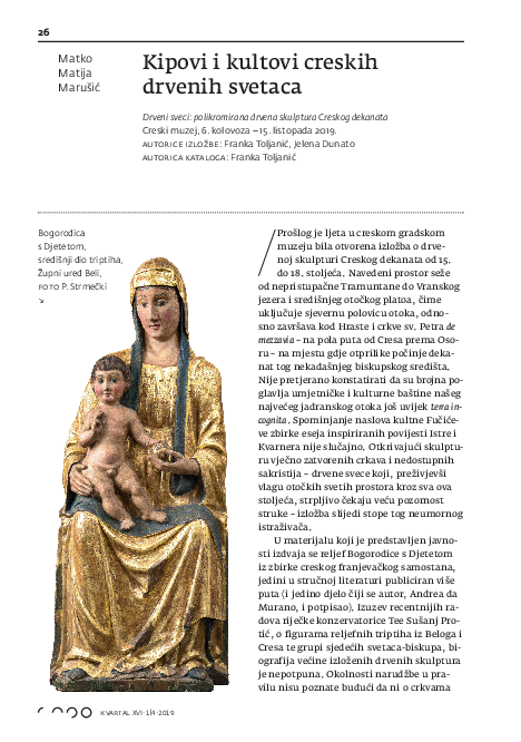 (PDF) Kipovi i kultovi creskih drvenih svetaca