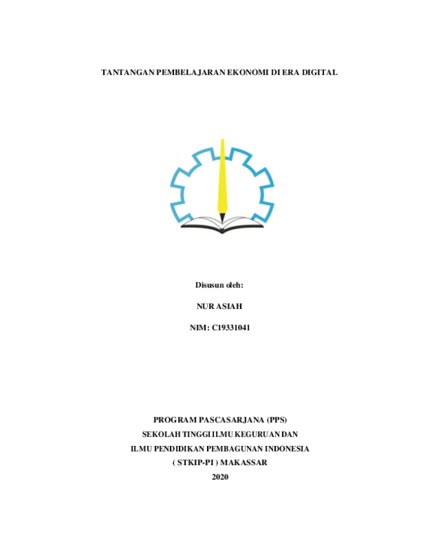 (PDF) TANTANGAN PEMBELAJARAN EKONOMI DI ERA DIGITAL