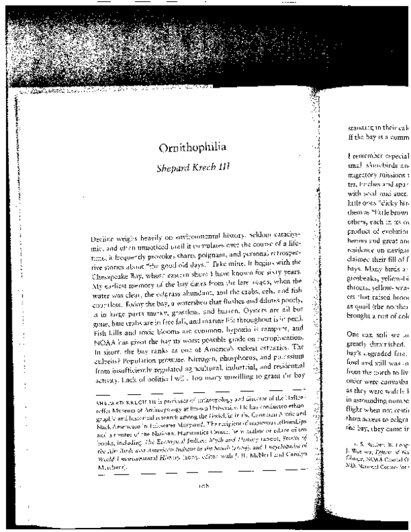 (PDF) KRECH-Ornithophilia
