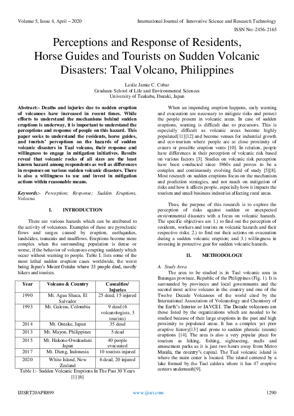 (PDF) Perceptions and Response of Residents, Horse Guides and Tourists ...
