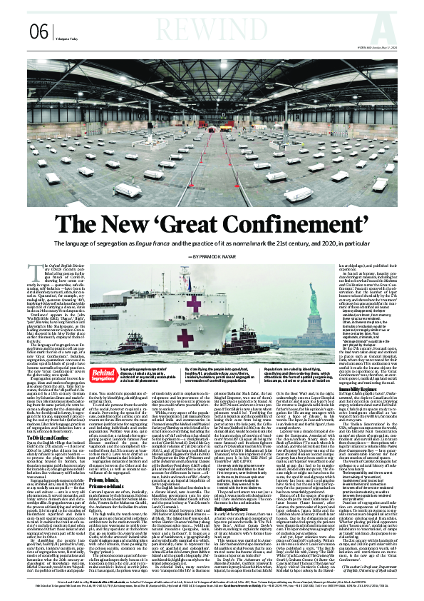 (PDF) The New 'Great Confinement'