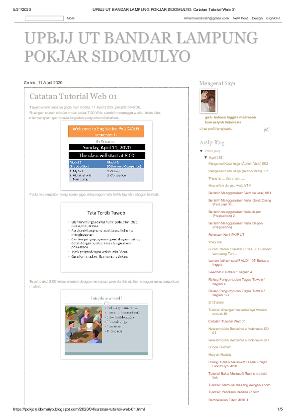 (PDF) Catatan Tutorial