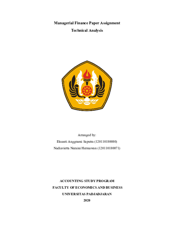 (DOC) Technical Analysis Advanced Managerial Finance