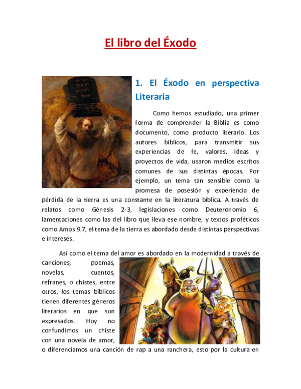 (PDF) El libro del Éxodo