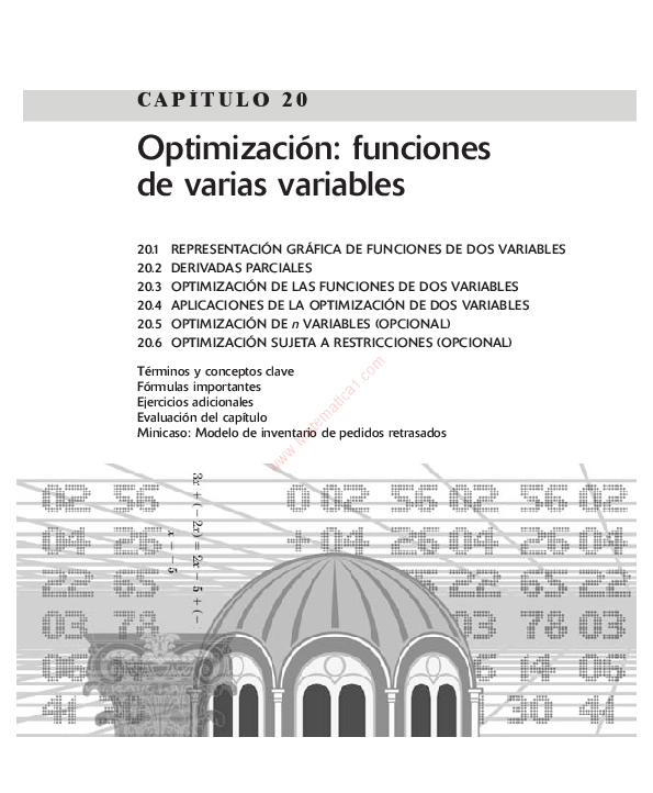 (PDF) Optimización: funciones de varias variables