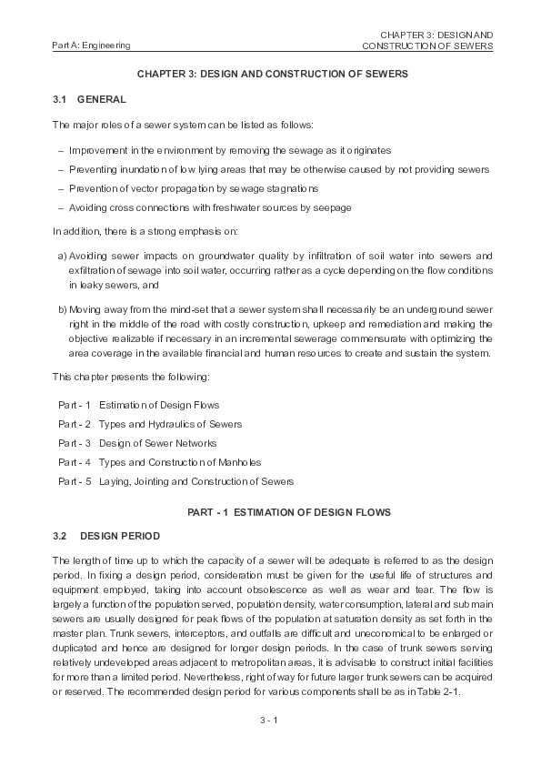 (PDF) Desgn of sewer system CPHEEO