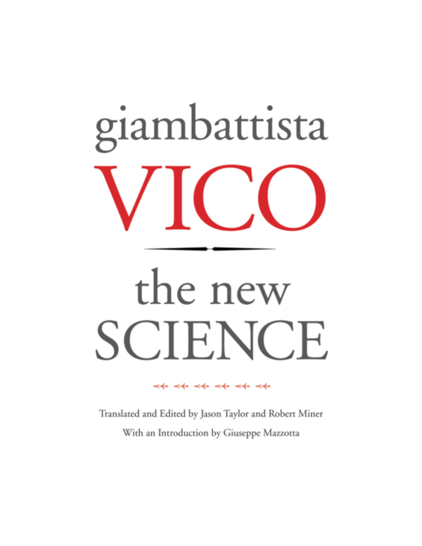 (PDF) Translation of Giambattista Vico, The New Science (Yale ...