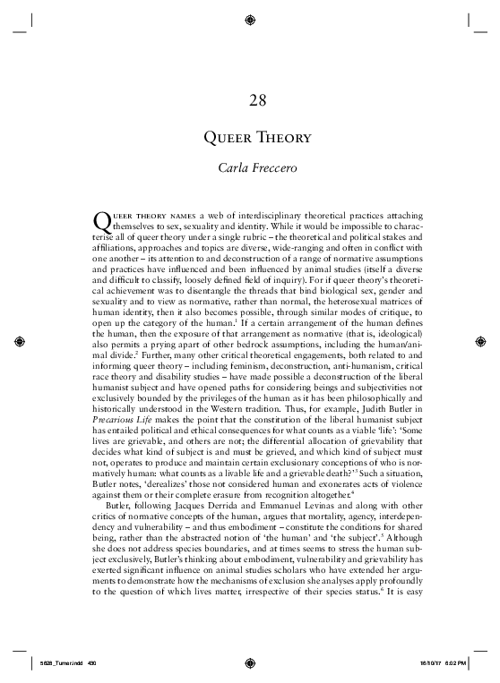 (PDF) Queer Theory