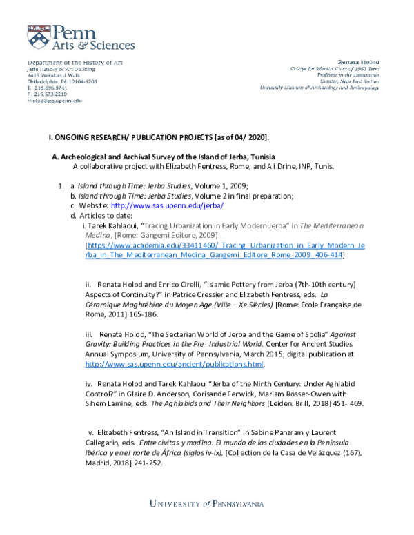 (PDF) Publications in progress