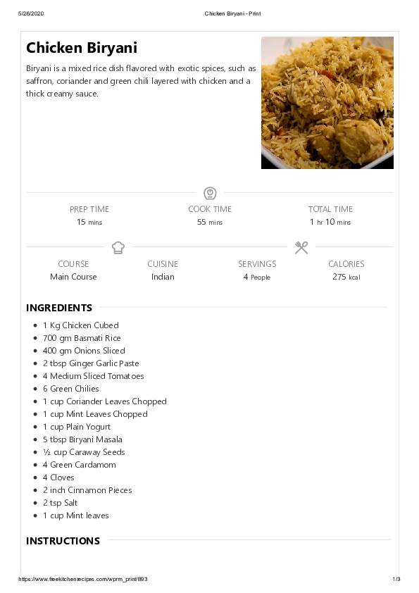 (PDF) Chicken Biryani | Keith Mallinson - Academia.edu