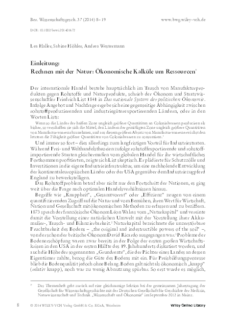 (PDF) Haller, Lea; Höhler, Sabine, und Westermann, Andrea (2014 ...