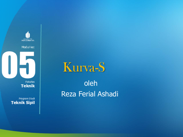 (PDF) Modul Manajemen Konstruksi: Kurva-S