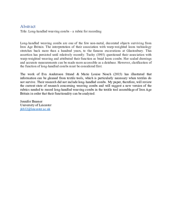 (DOC) Long-handled weaving combs – a rubric for recording