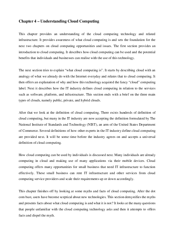 (PDF) Chapter 4 - Understanding Cloud Computing