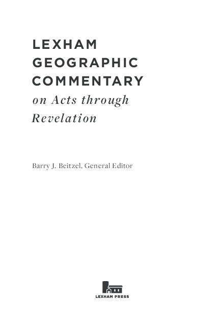 (PDF) The Location of Pentecost and Geographical Implications in Acts 2