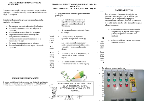 (DOC) Triptico NOM-004-STPS