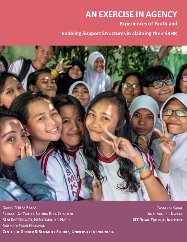 (PDF) AN EXERCISE IN AGENCY Experiences of Youth and Enabling Support ...