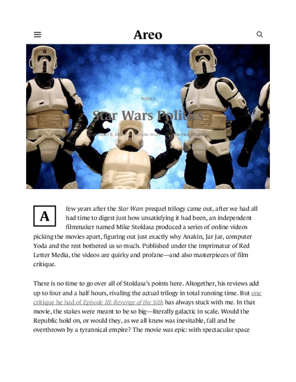 (PDF) Star Wars Politics