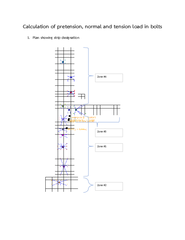 (PDF) Calculation of pretension, normal and tension load in bolts 1 ...