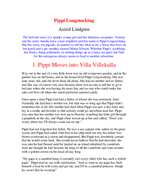 (PDF) Pippi Longstocking