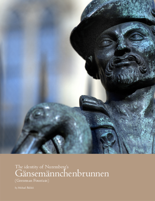 (PDF) The identity of Nuremberg's Gänsemännchenbrunnen or Geeseman Fountain