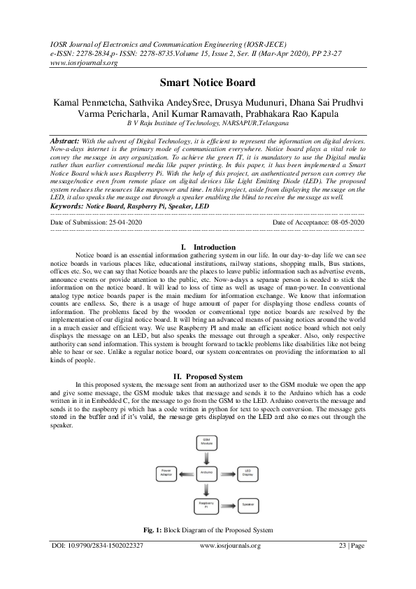 (PDF) Smart Notice Board