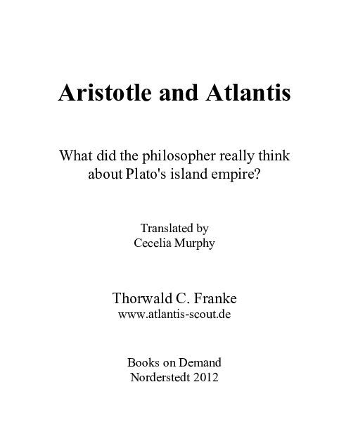 (PDF) Aristotle and Atlantis - What did the philosopher really think ...